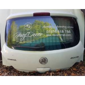 VAUXHALL CORSA D CORSAVAN 3 DOOR 2006-2015 REAR TAILGATE WHITE ...